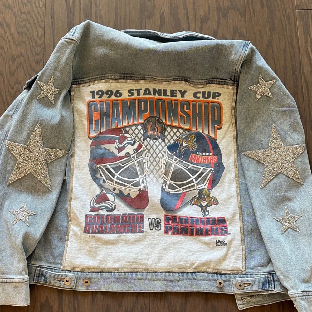 1996 Stanley Cup Championship Denim Jacket - Gem